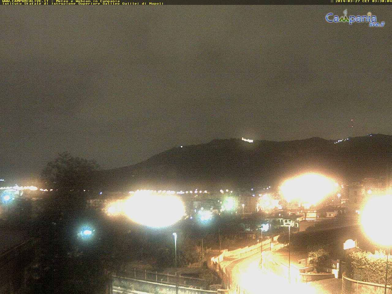 Napoli - Camaldoli live Webcam - Webcam in Campania - Campanialive.it